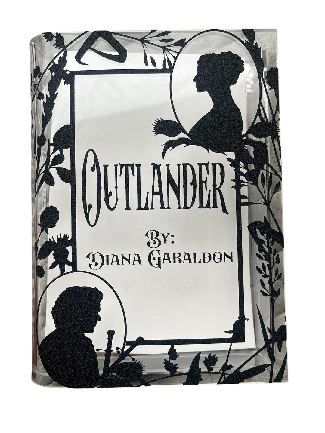 Jamie and Claire Fraser, Scottish Outlander Book Vase, Sassenach ...