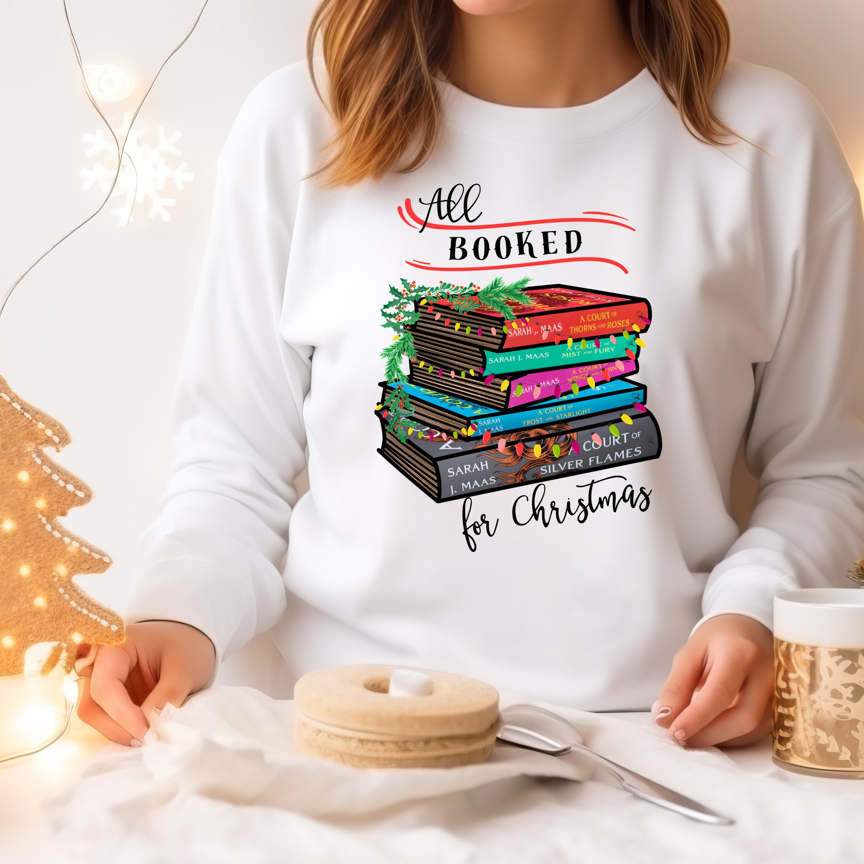 ACOTAR Book Stack. Christmas. Night Court. Illyrians. ACOTAR. - Etsy