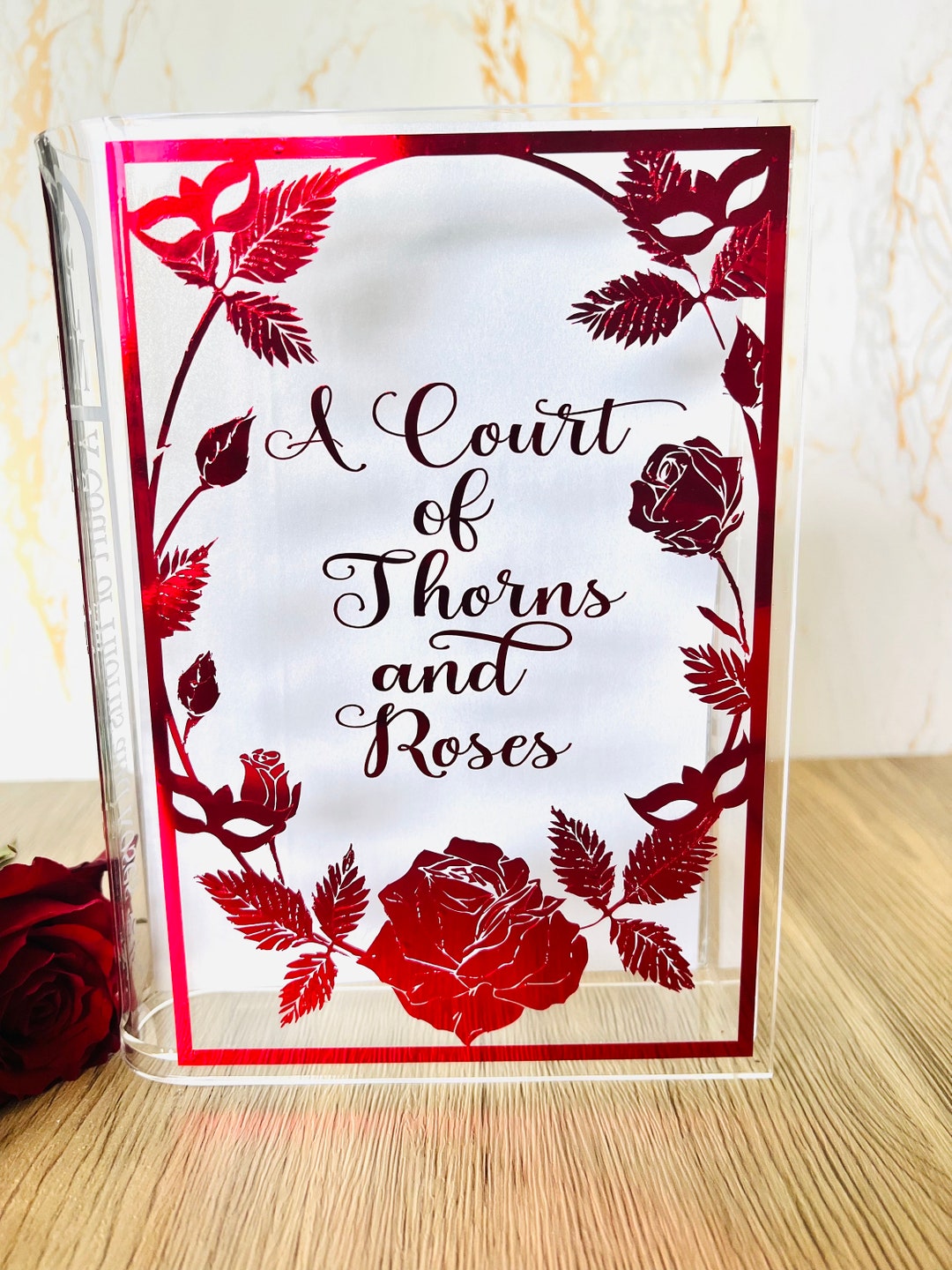 A Court of Throne and Roses Book Vase, Sarah J Mass, SJM Merch, Velaris ...