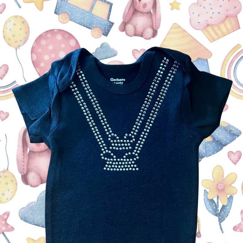 Hmong Xauv Crystal Rhinestone Baby Onesie, Hmoob, Hmong Design, Hmong ...