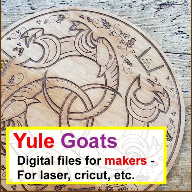 Yule Svg File - Etsy