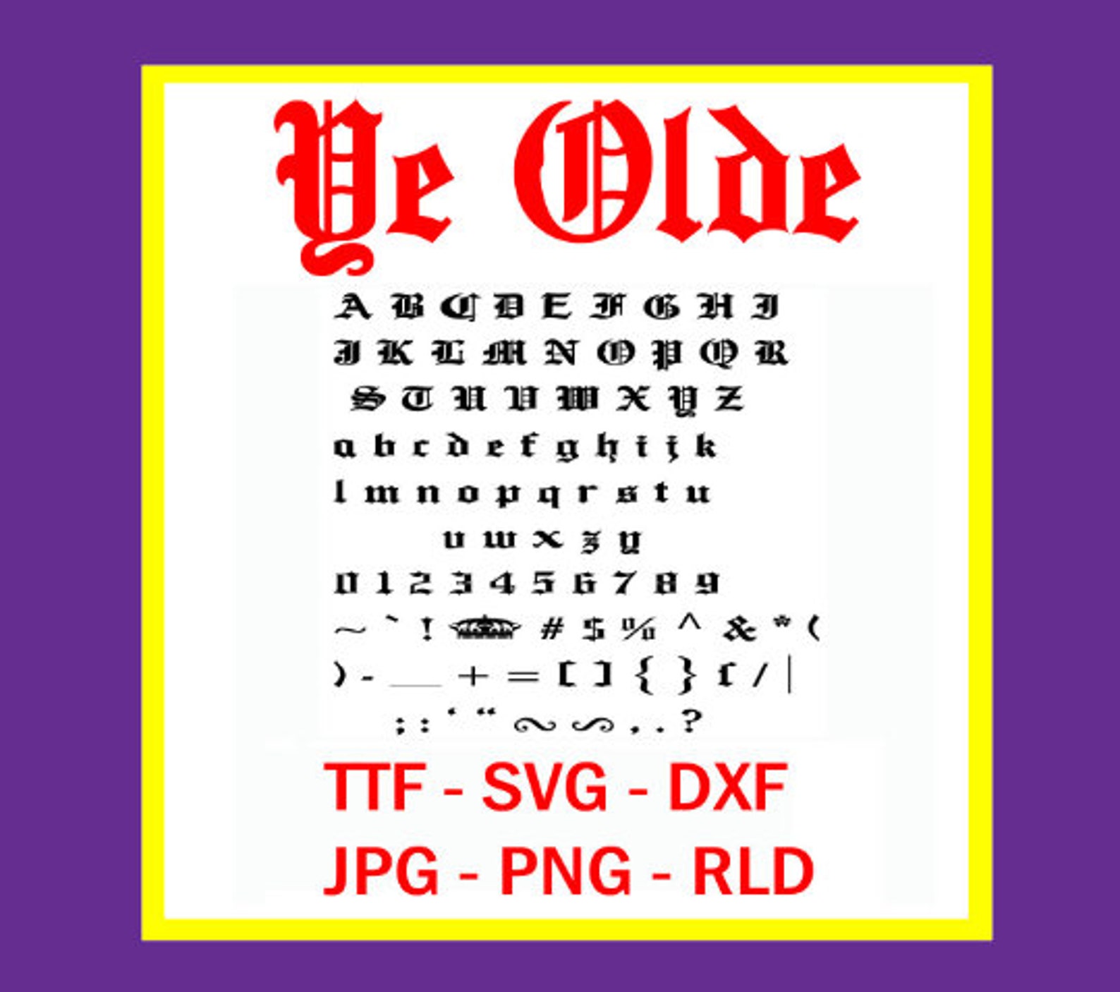 Font Old English Script Cricut Embrilliance Etsy