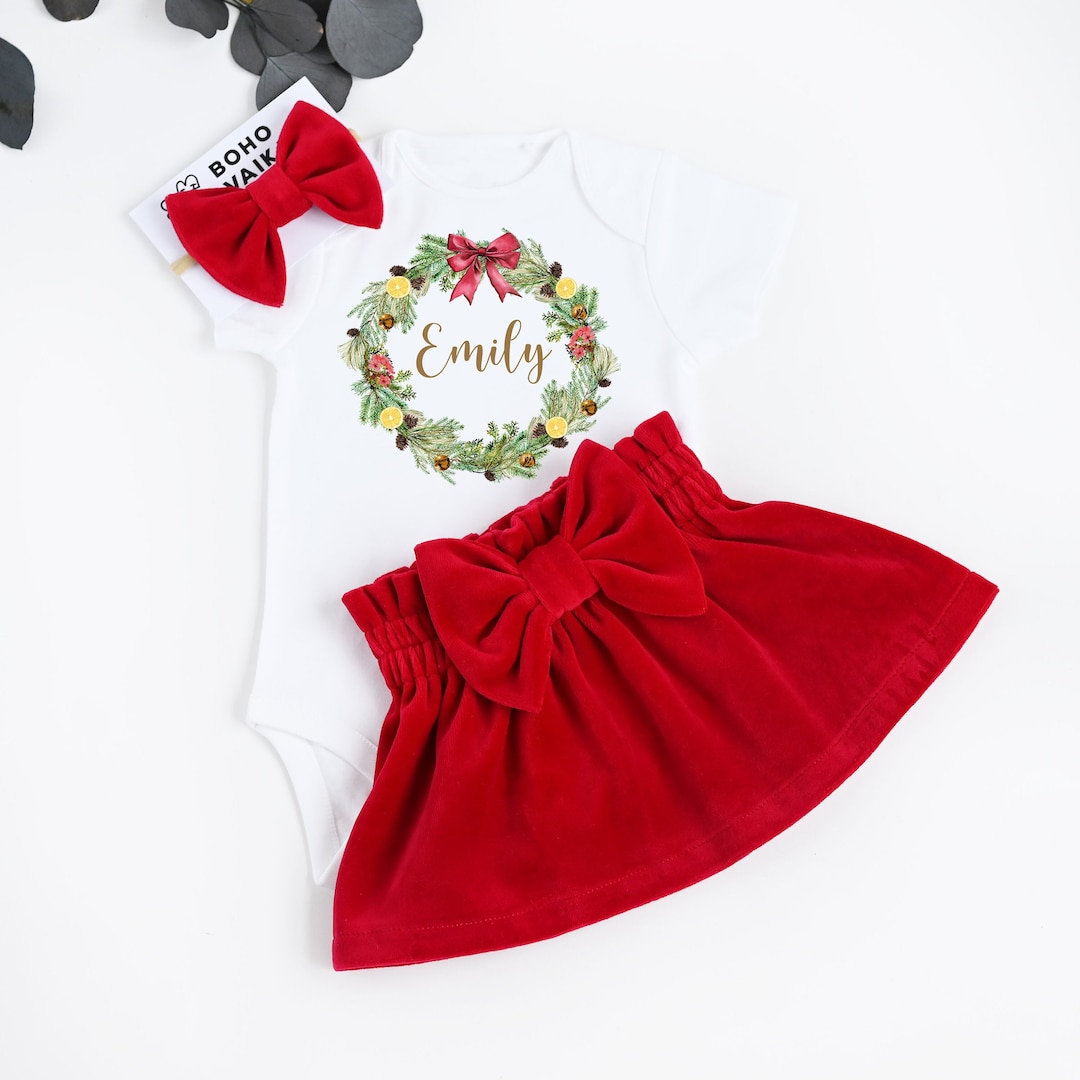 Baby Girl Christmas Clothes Personalized Baby Christmas Gift Girls ...
