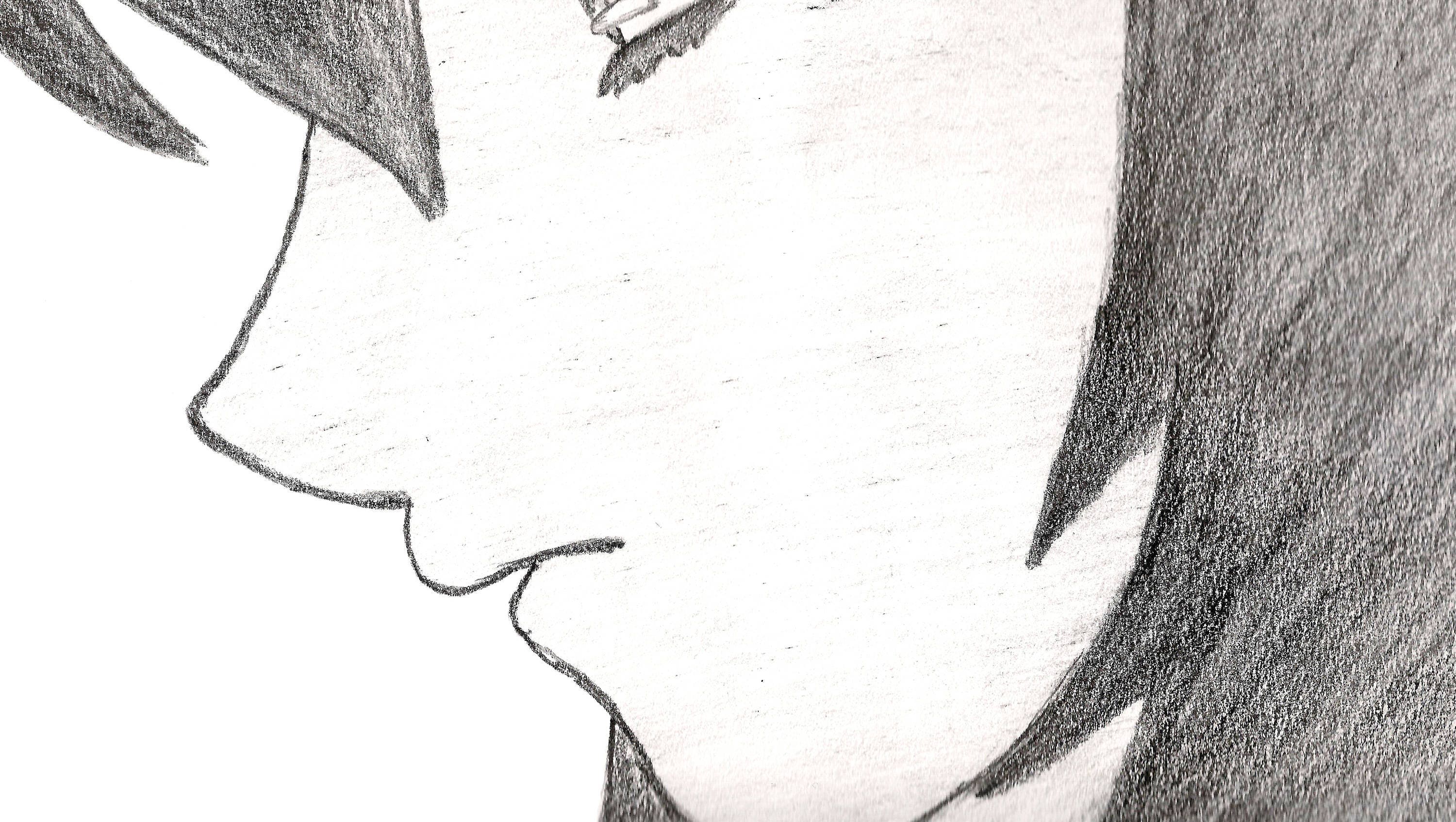 Anime Eyes Side View Crying