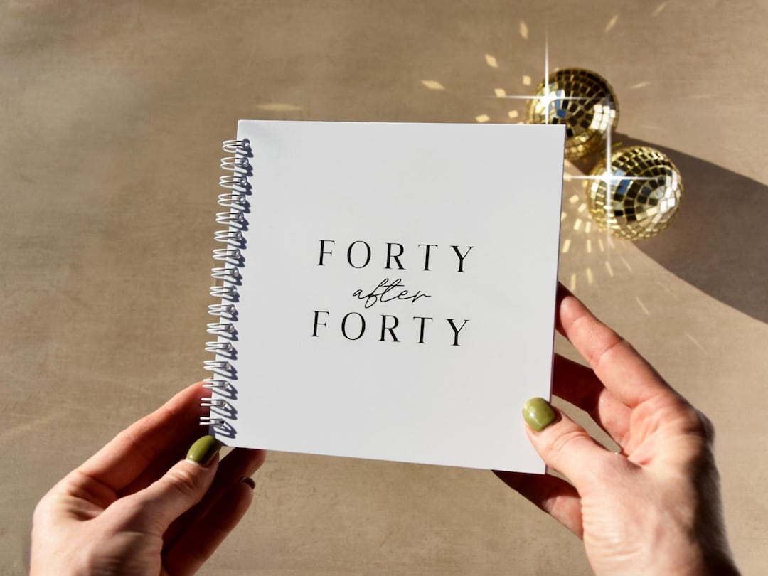 Personalised 40th Birthday Bucket List Book: 40 Things to Do After 40 ...