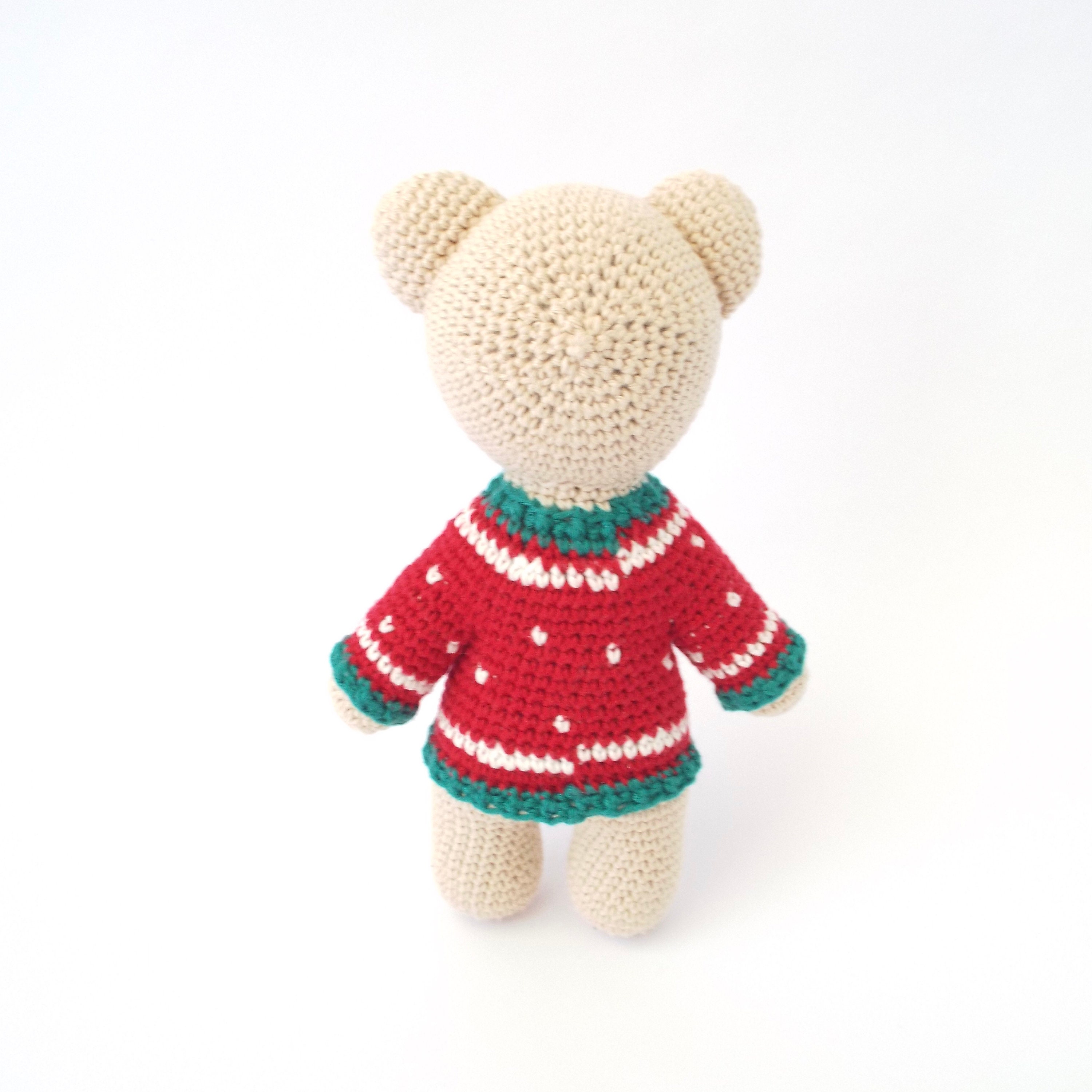Merry the Christmas Sweater Bear Crochet Amigurumi Pattern | Etsy