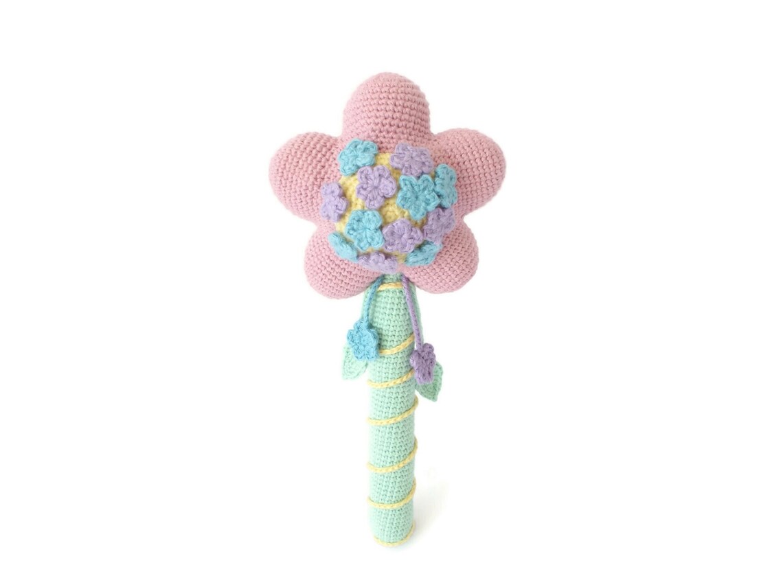 Magical Flower Wand Crochet Amigurumi Pattern Instructions | Etsy