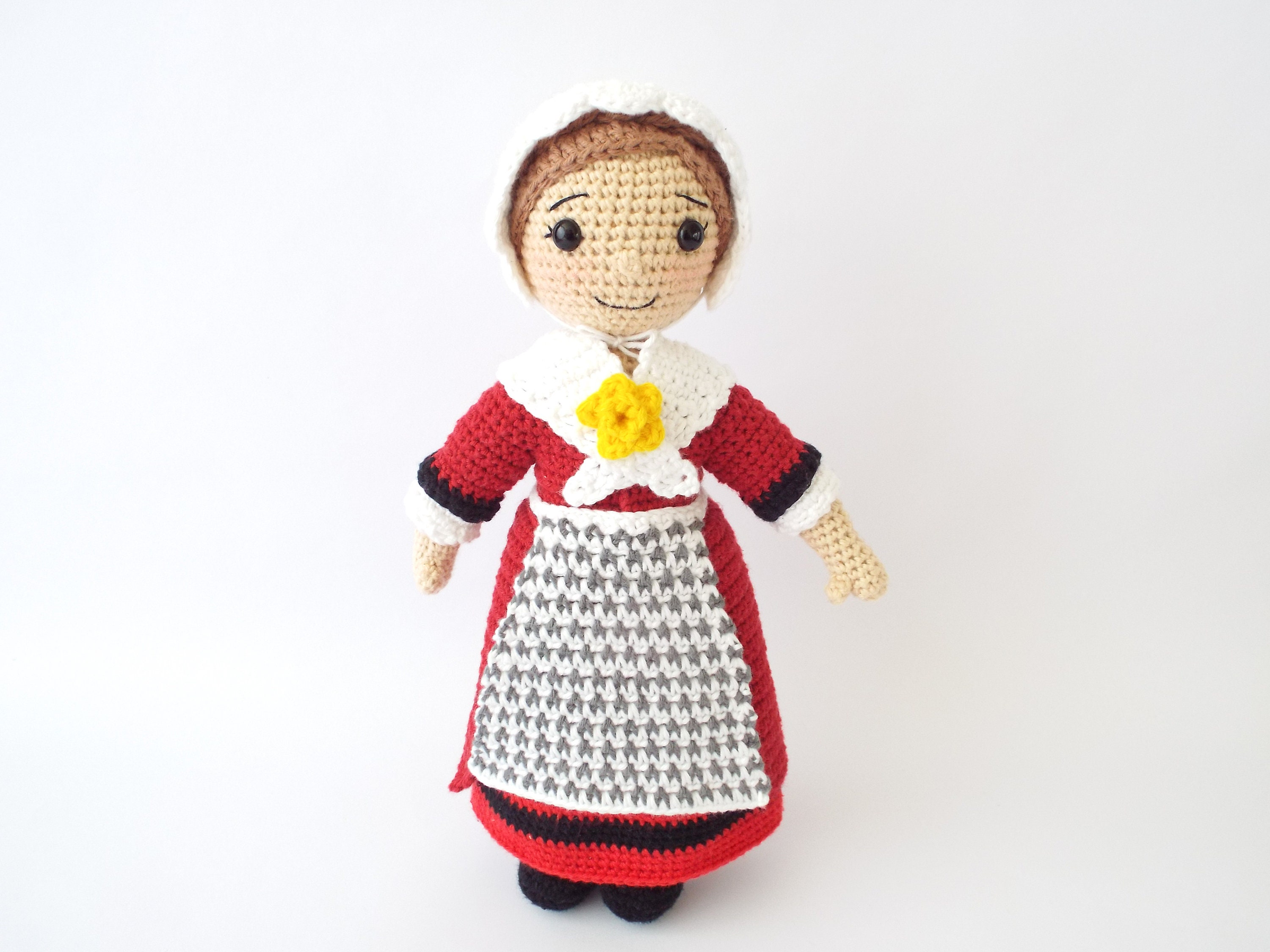 Gwen the Welsh Doll Crochet Amigurumi Pattern Instructions | Etsy UK