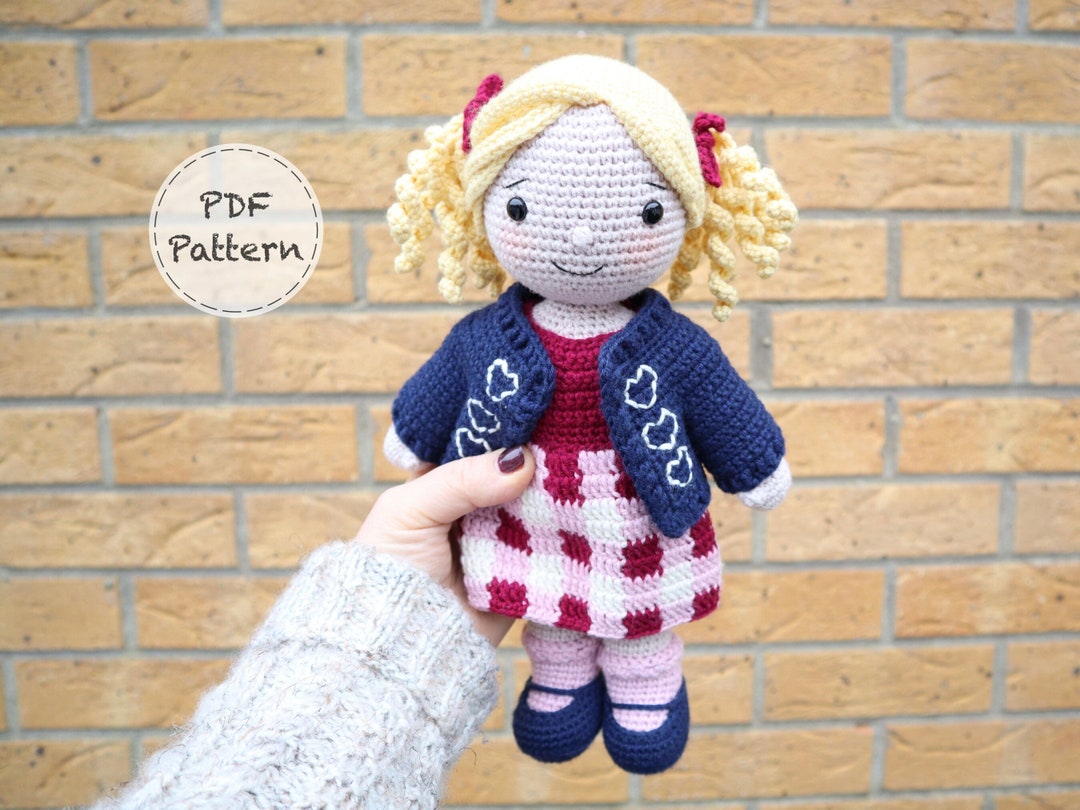 Erin Doll Crochet Amigurumi Pattern Smiley Crochet Things PDF Download ...