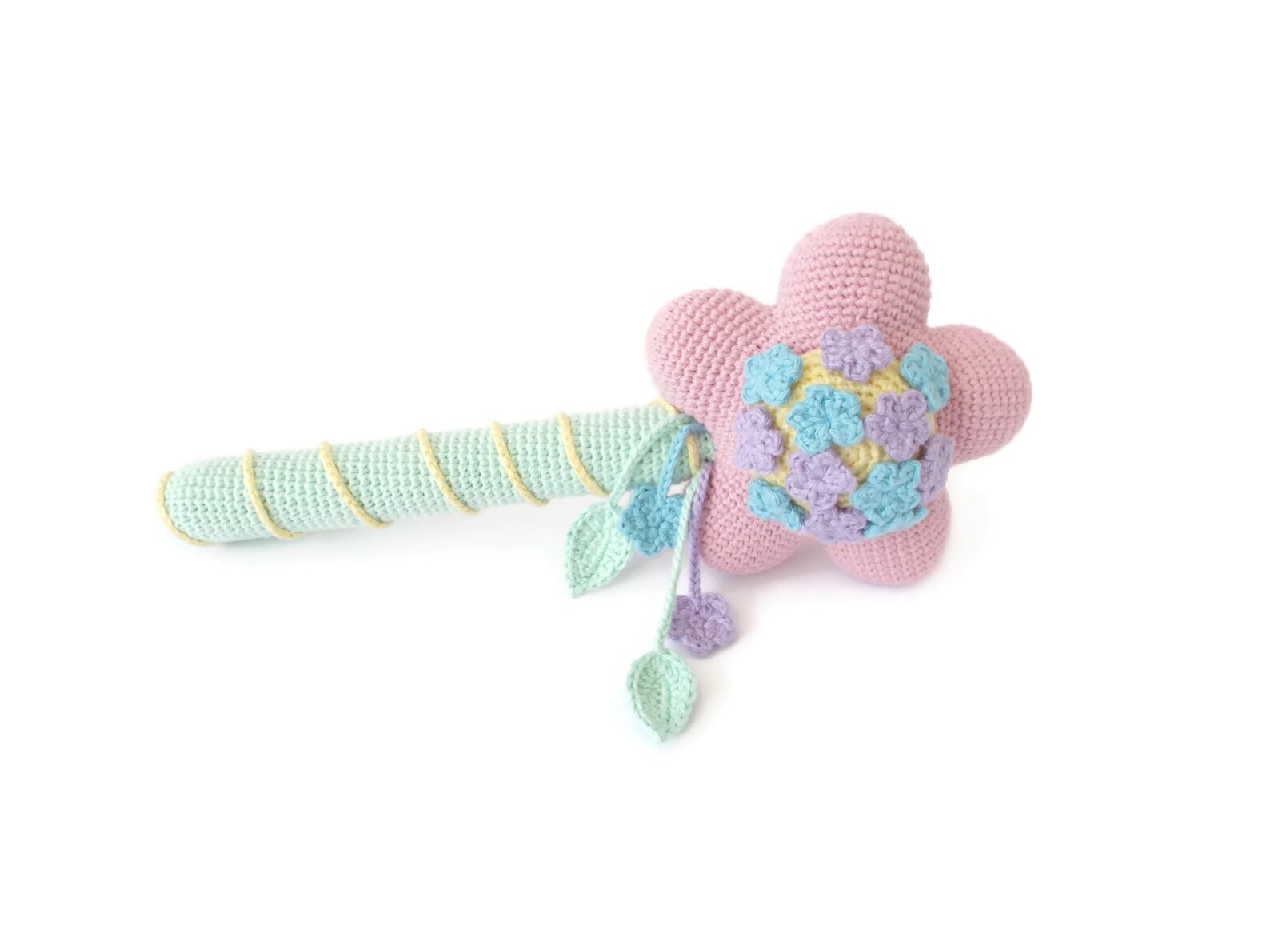 Magical Flower Wand Crochet Amigurumi Pattern Instructions | Etsy