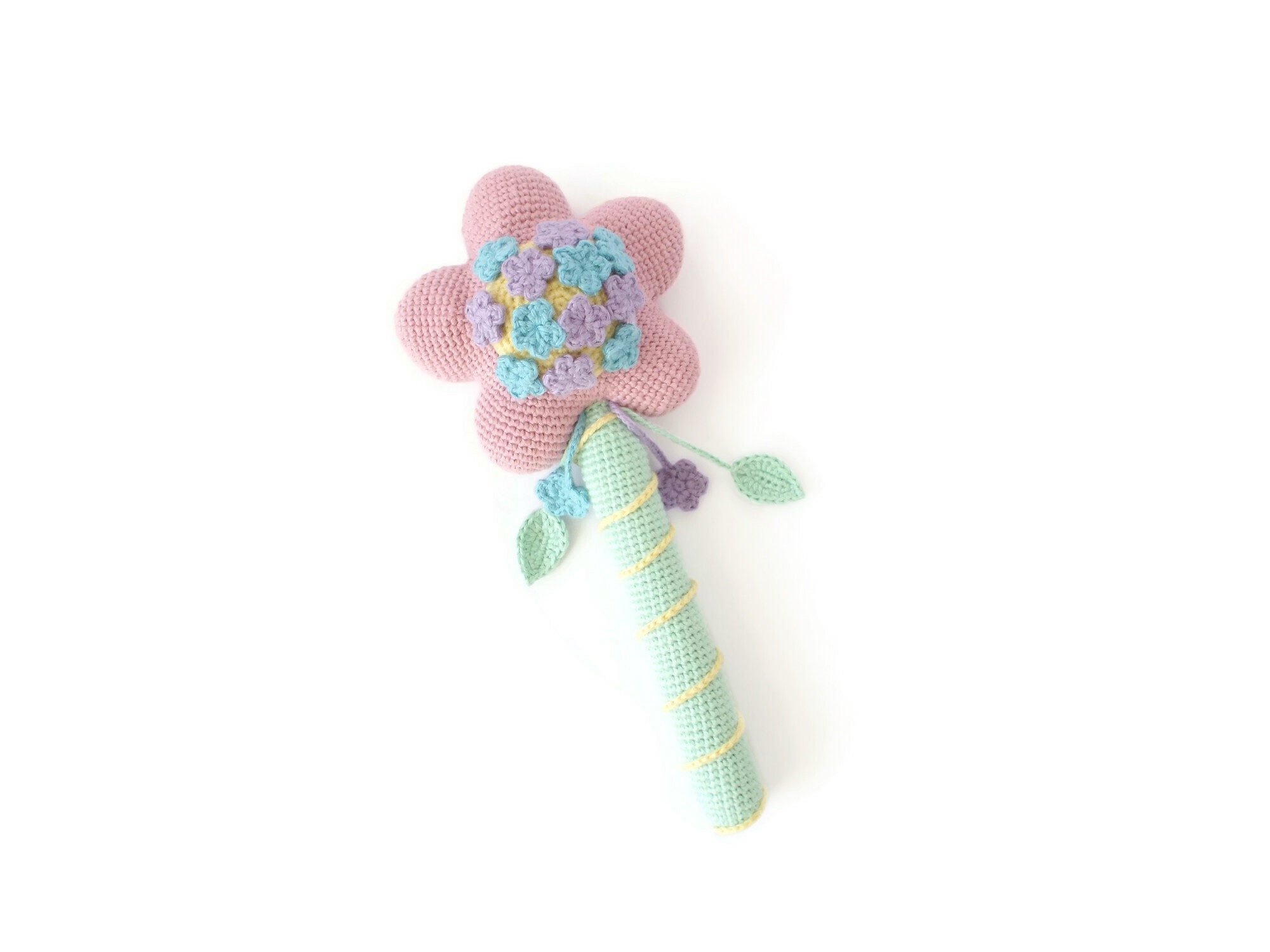 Magical Flower Wand Crochet Amigurumi Pattern Instructions | Etsy