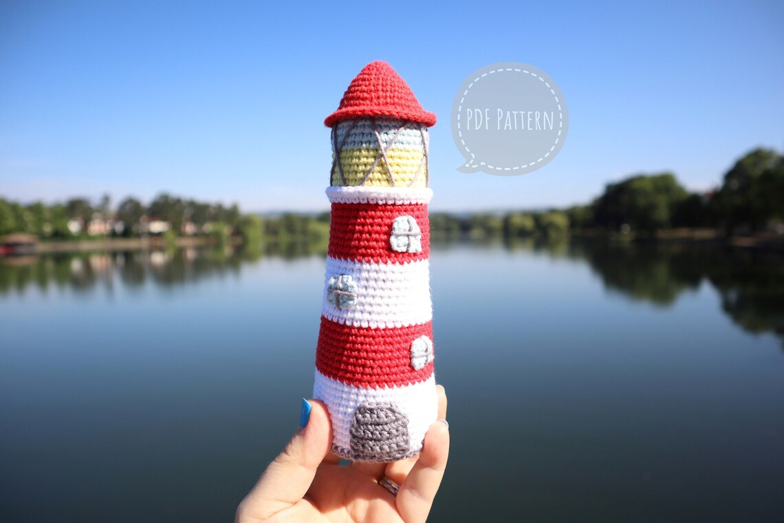 Lighthouse Crochet Amigurumi Pattern Instructions - Etsy