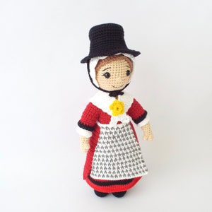 Gwen the Welsh Doll - Crochet Amigurumi Pattern - Wales Traditional ...