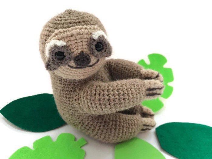 Sebastian the Sloth Crochet Amigurumi Pattern Instructions | Etsy