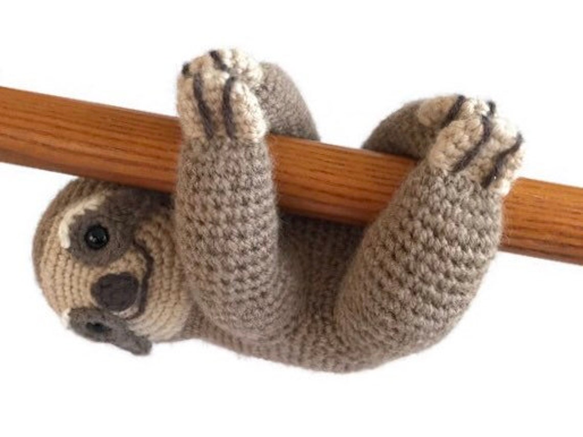 Sebastian the Sloth Crochet Amigurumi Pattern Instructions | Etsy
