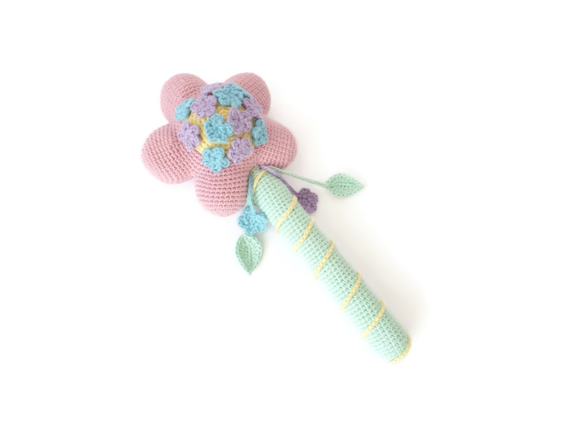 Magical Flower Wand Crochet Amigurumi Pattern Instructions | Etsy