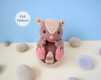 Armadillo Amigurumi Crochet Pattern PDF Instant Download - Etsy
