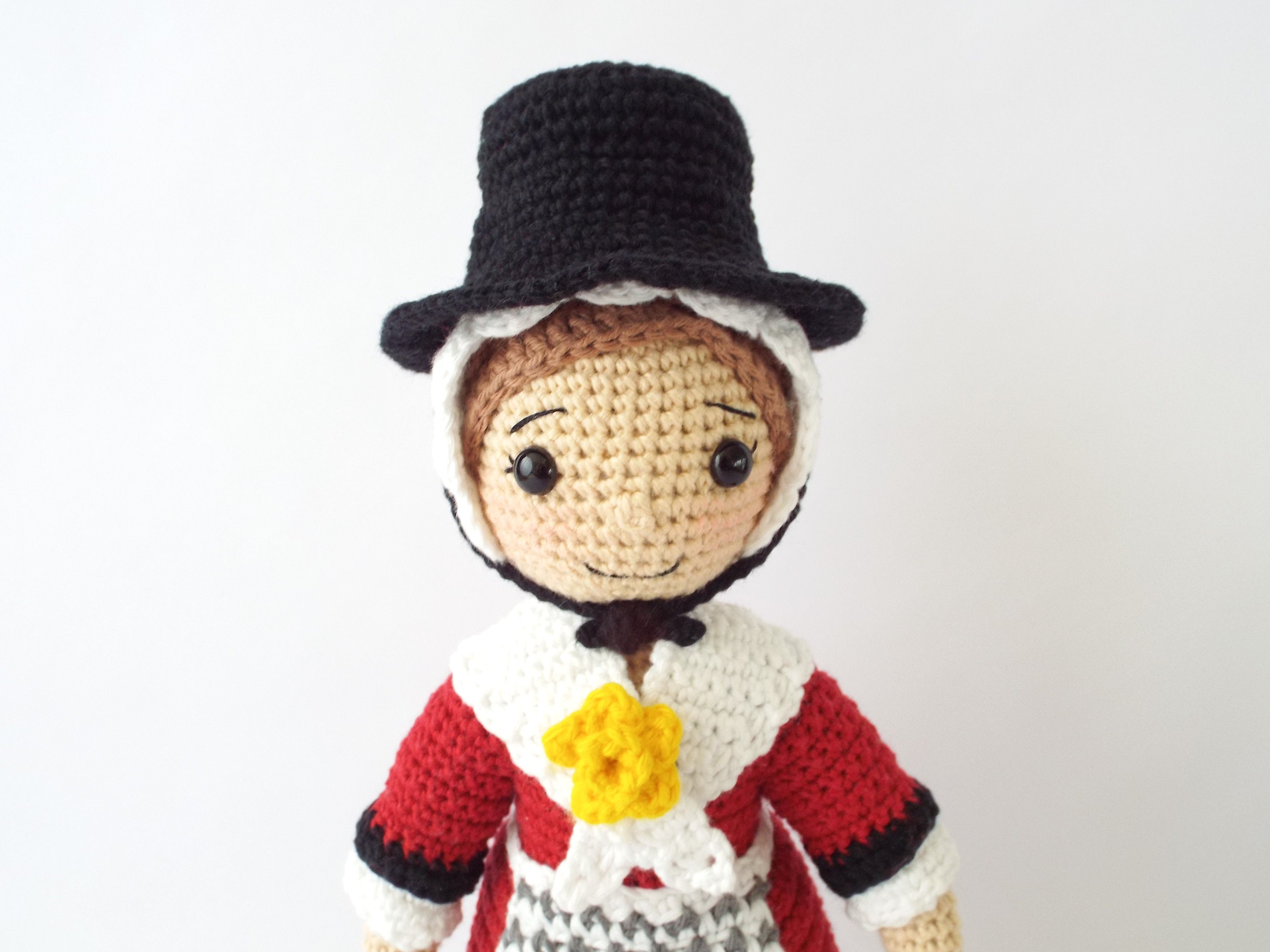 Gwen the Welsh Doll Crochet Amigurumi Pattern Instructions | Etsy UK