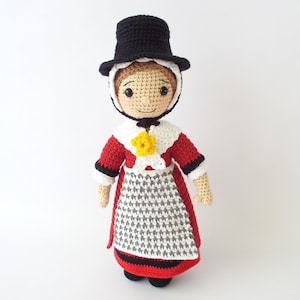 Gwen the Welsh Doll - Crochet Amigurumi Pattern - Wales Traditional ...