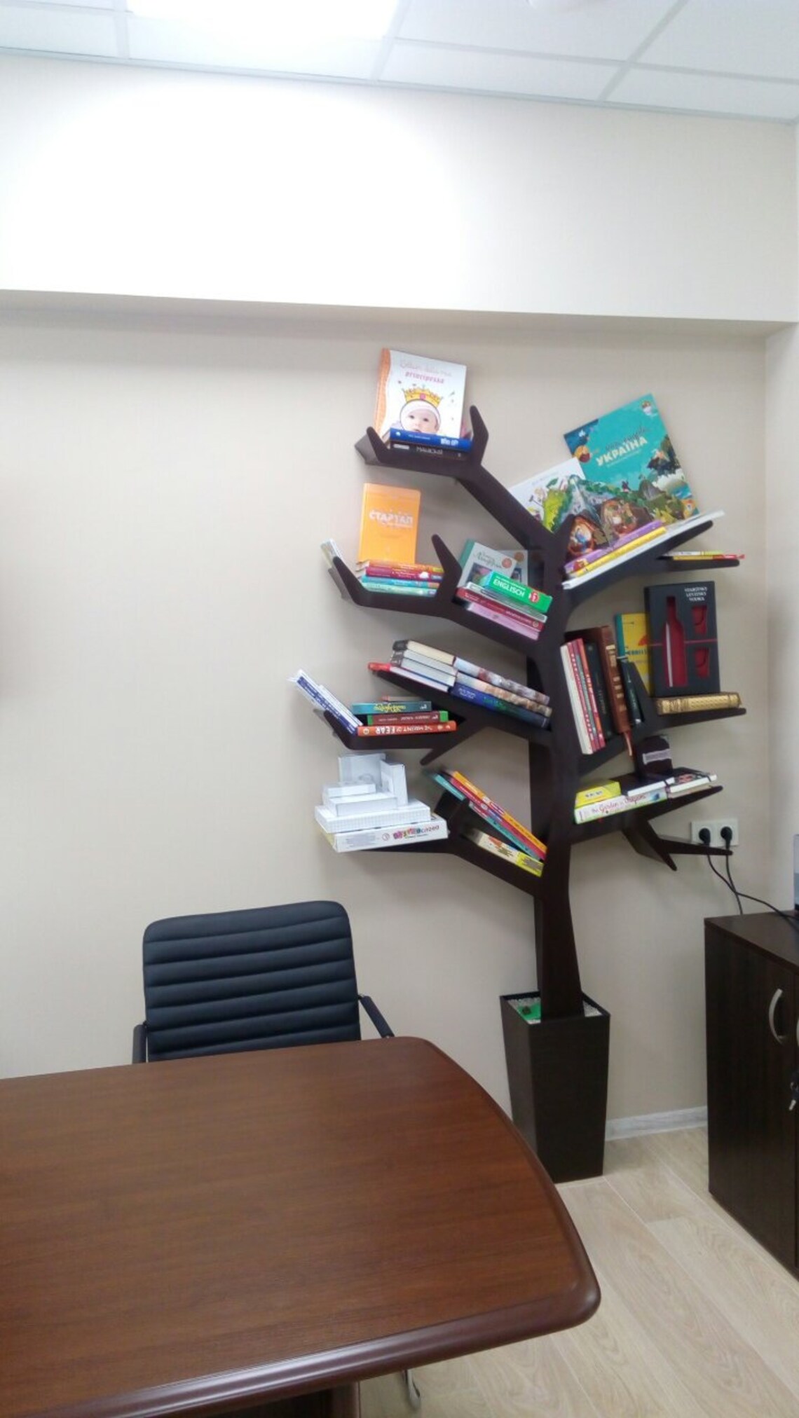 Tree Bookshelf Rustic Bookshelf Tree Shelf Nursery - Etsy