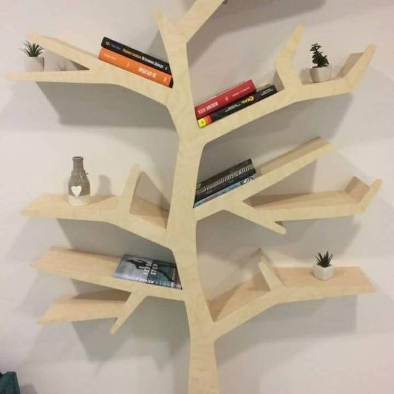 Wooden Tree Shelf Nursery - Etsy