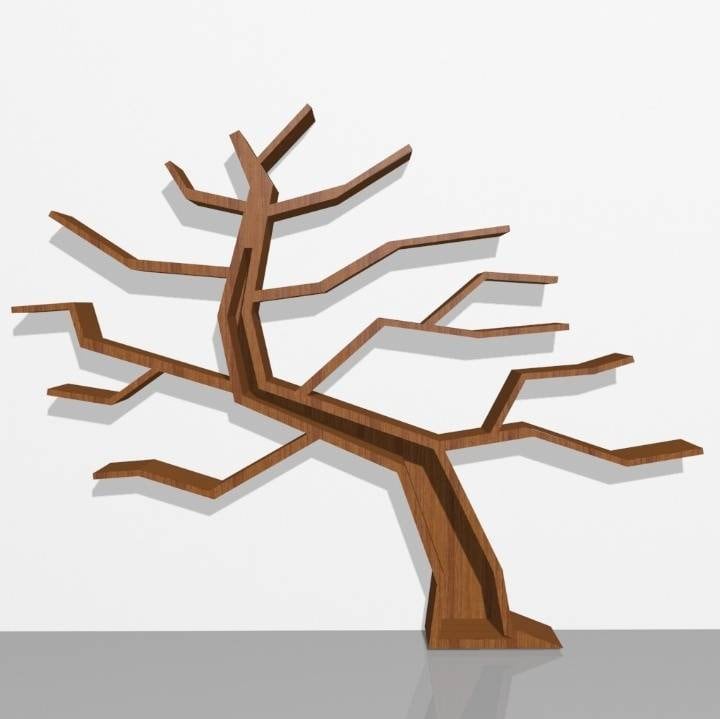 Tree Bookshelf INTERIOR HAND MADE Rack Products - Etsy UK
