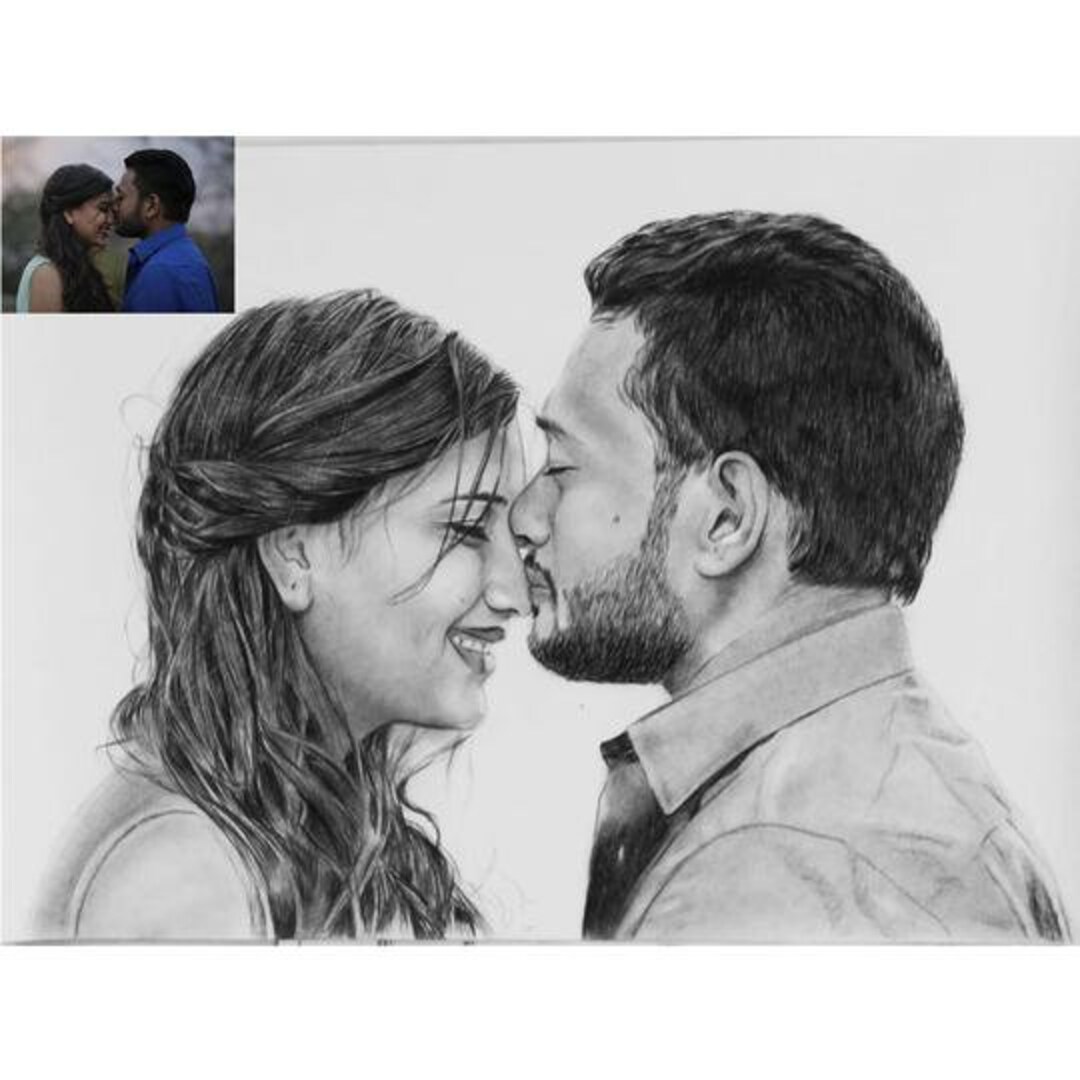 Custom Portrait Personalised Portrait Family Portrait Personalized Gift ...