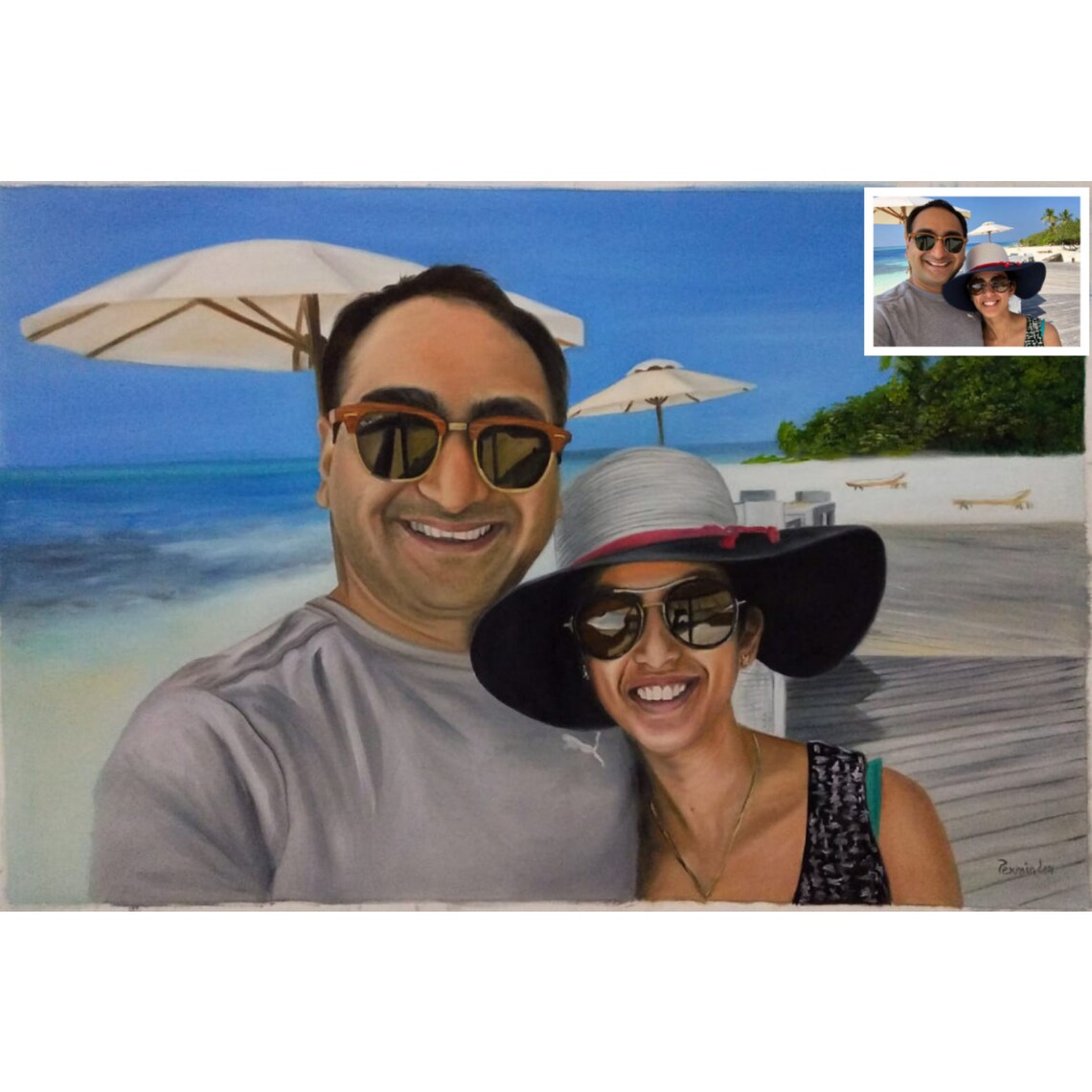 Custom Portrait/ Boyfriend Gift/ Photo to Painting/ Oil - Etsy