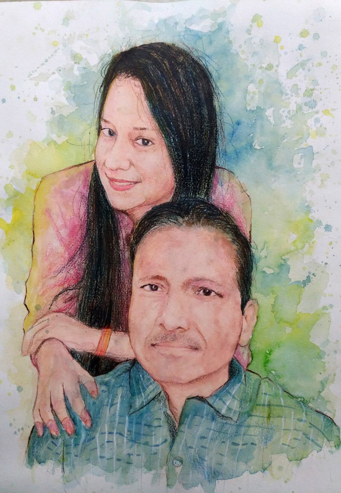 Custom Portrait Retirement Gift Photo to Painting | Etsy