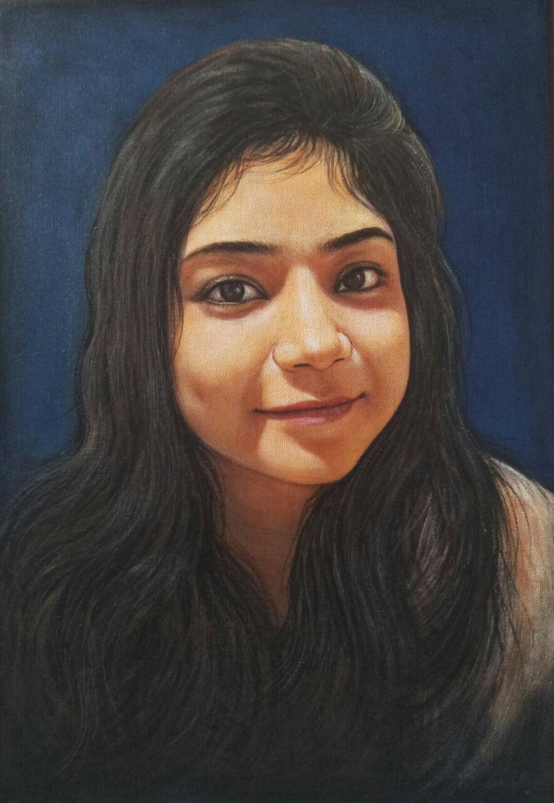 Custom Portrait,girlfriend Gift,photo to Painting,oil Painting,romantic ...