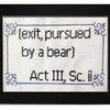 Shakespeare Exit Sign | Glow-in-the-dark Sign | Winter's Tale | Exit ...