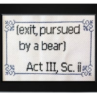 Shakespeare Exit Sign | Glow-in-the-dark Sign | Winter's Tale | Exit ...