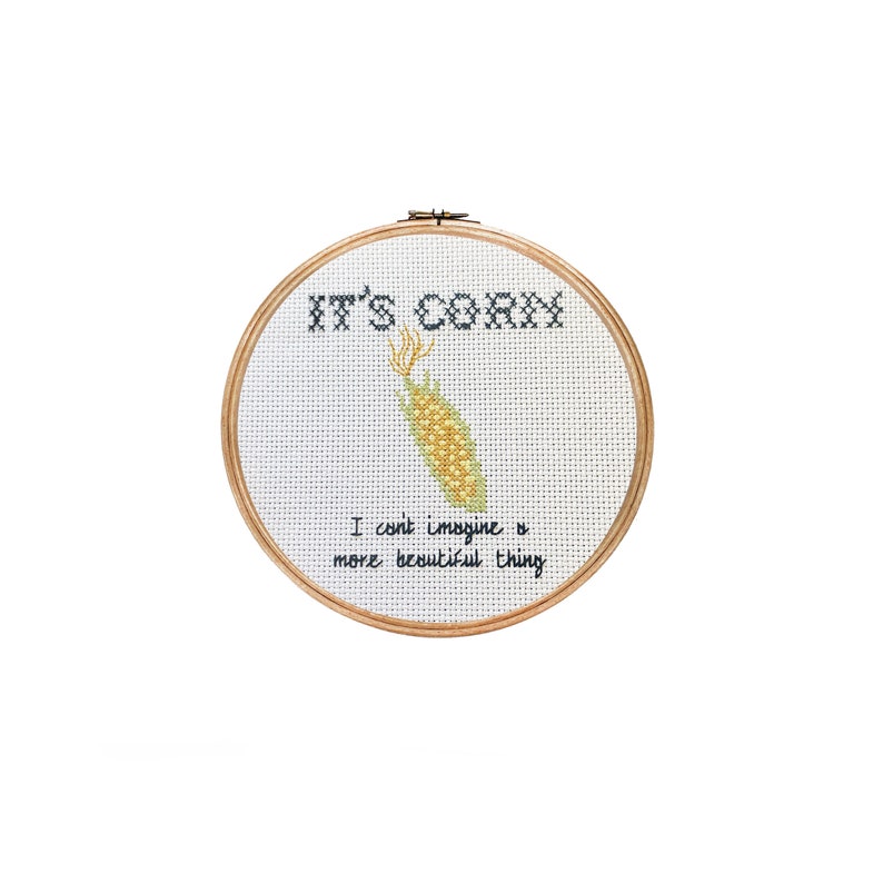 It's Corn. I Can't Imagine a More Beautiful Thing || Cross Stitch With ...