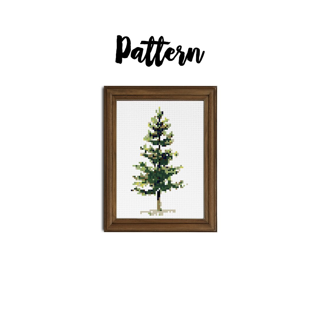 Tree || Cross Stitch Needlepoint Pattern - Etsy