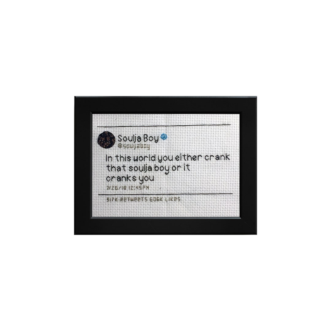 Custom Tweet || Cross Stitch - Etsy