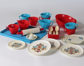 Plastic tea set | Etsy