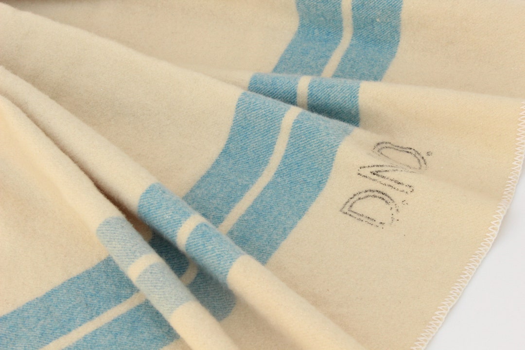 Beautiful Vintage Pure Wool Blanket, DOUBLE Size Bed, DND - Department ...