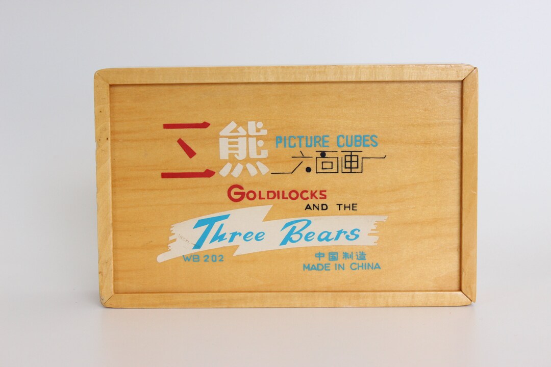 COMPLETE! Beautiful Vintage "goldilocks & the Three Bears" Picture ...