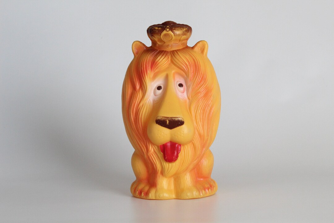 The Lovely Vintage "lion King" Piggy BANK! Vintage Reliable Toy, MONEY ...