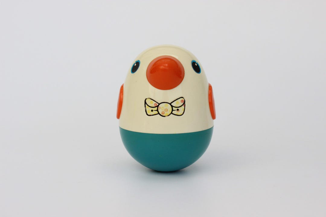 Vintage PLAYSKOOL Baby Chime Bird, PENGUIN, Roly Poly Chime Ball ...