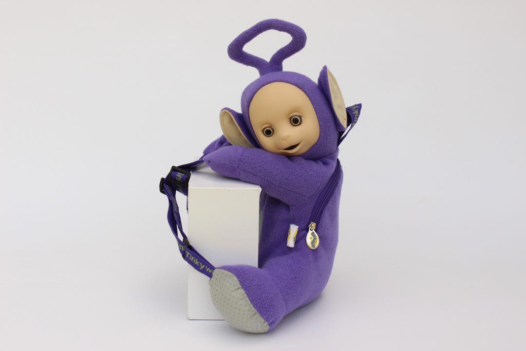 Lovely! Vintage "tinky Winky" Teletubbies BACKPACK! , 18" Vintage ...