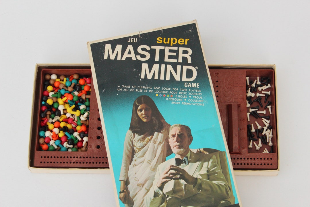 Complete! SUPER Master Mind Game, Vintage Board Game, Parker Brothers ...