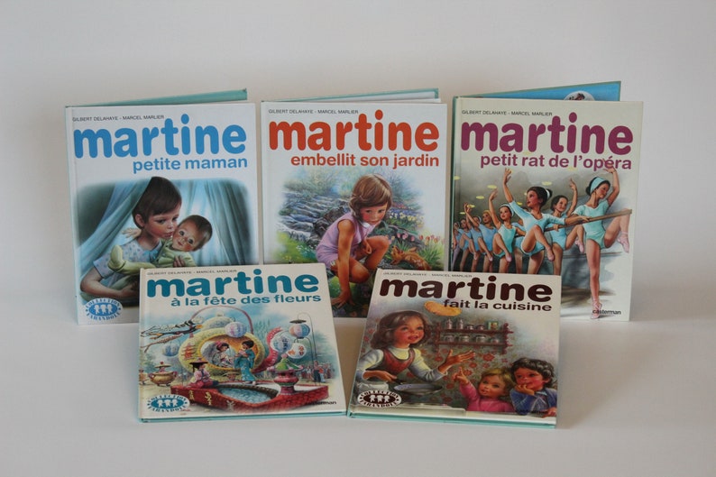 MARTINE Vintage FRENCH books Casterman Collection | Etsy