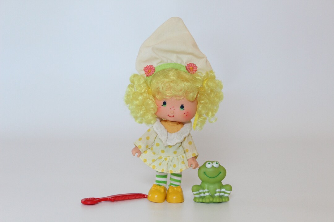 LEMON Meringue & Frappe the Frog! Vintage "strawberry Shortcake" Doll ...