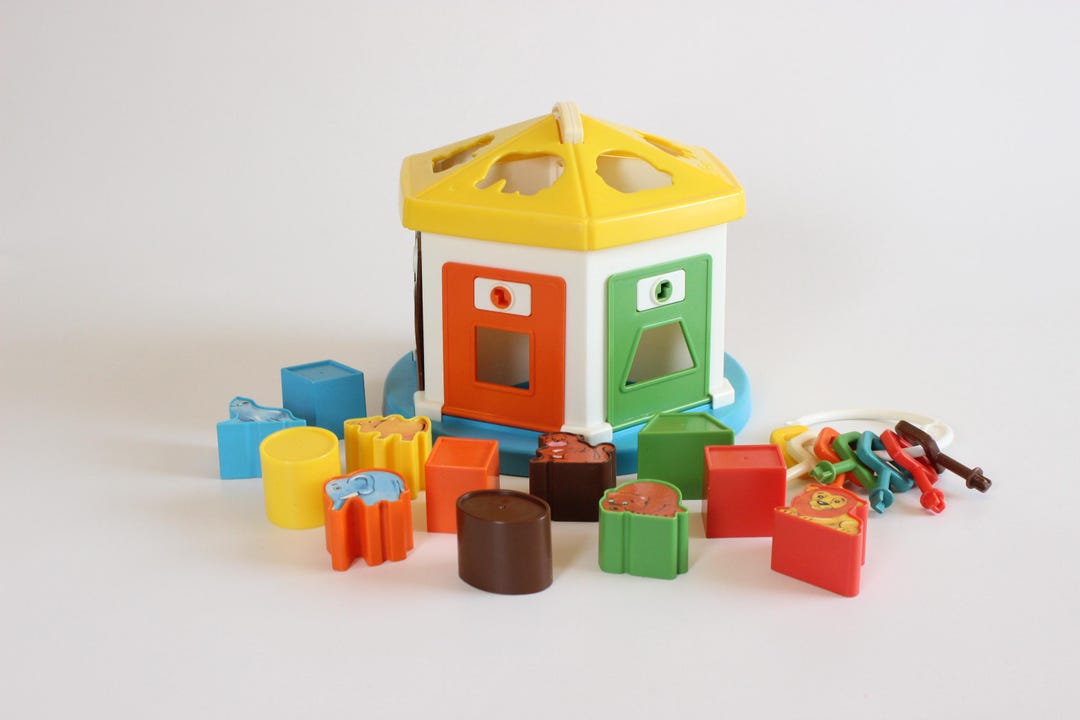 Complete Vintage Gazoobo CHICCO Shape Sorter, Made in Italy - Etsy