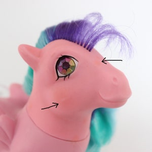 WHIZZER! Vintage "my Little Pony" G1, "twinkle Eyed Ponies", 1985, Made ...