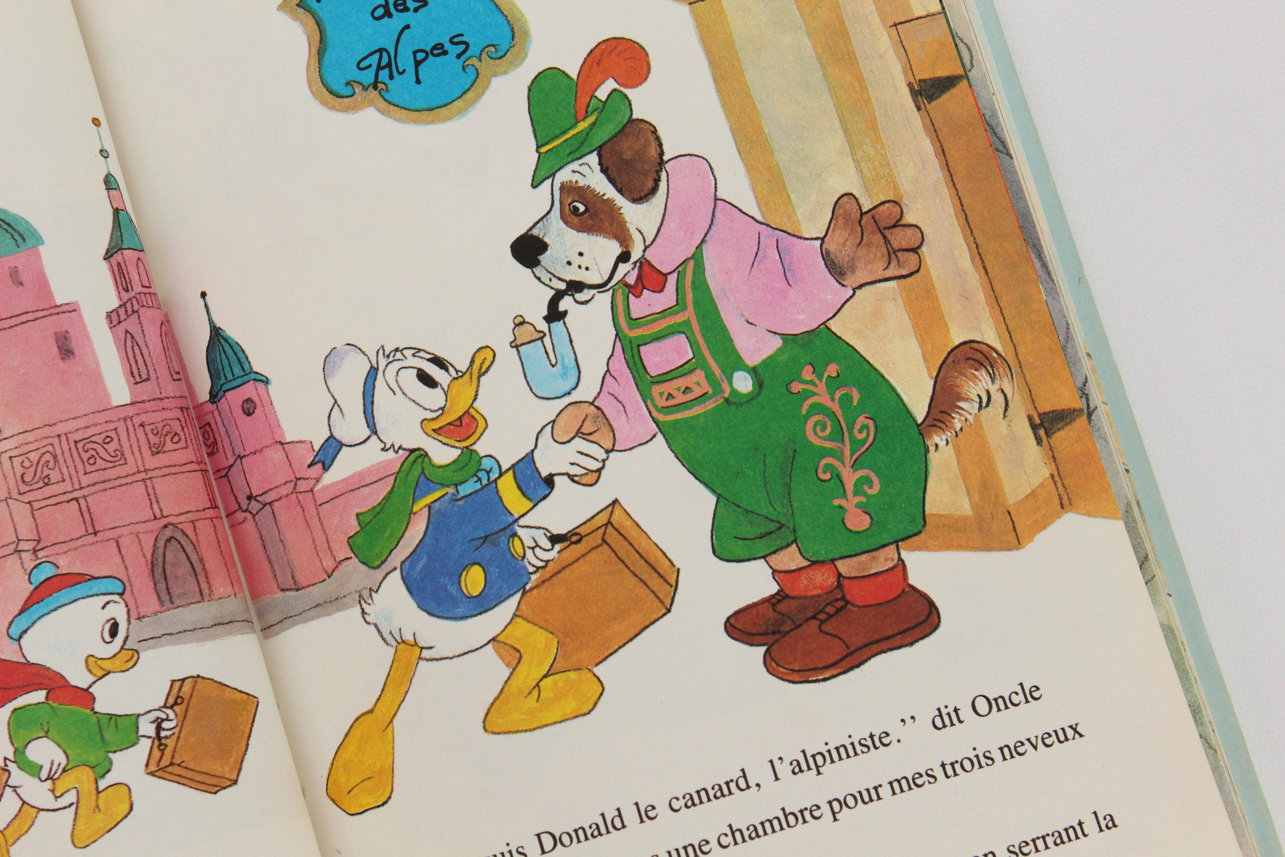 DONALD le CANARD 4 Livres vintage de Disney en FRANÇAIS | Etsy