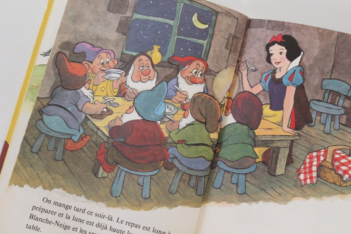 SNOW WHITE 3 Vintage FRENCH Walt Disney Books Édition Club | Etsy