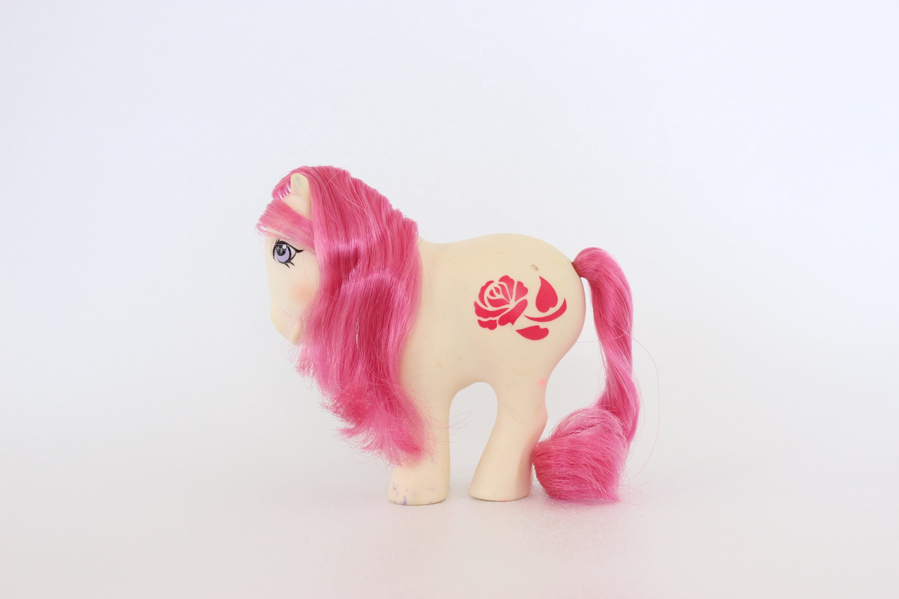 JUNE Rose Birth Flower Pony! Vintage "my Little Pony" G1, "birthflower ...