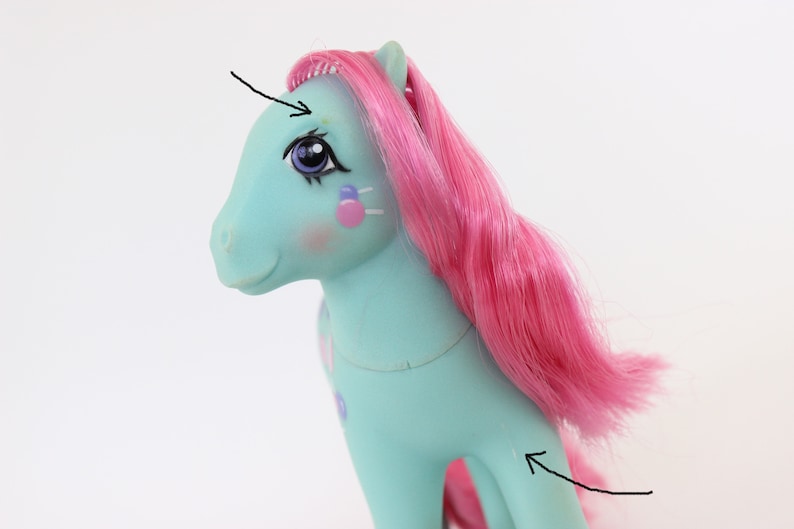 SWEET Tooth! Vintage "my Little Pony" G1, "twice as Fancy Pony", 1987 ...